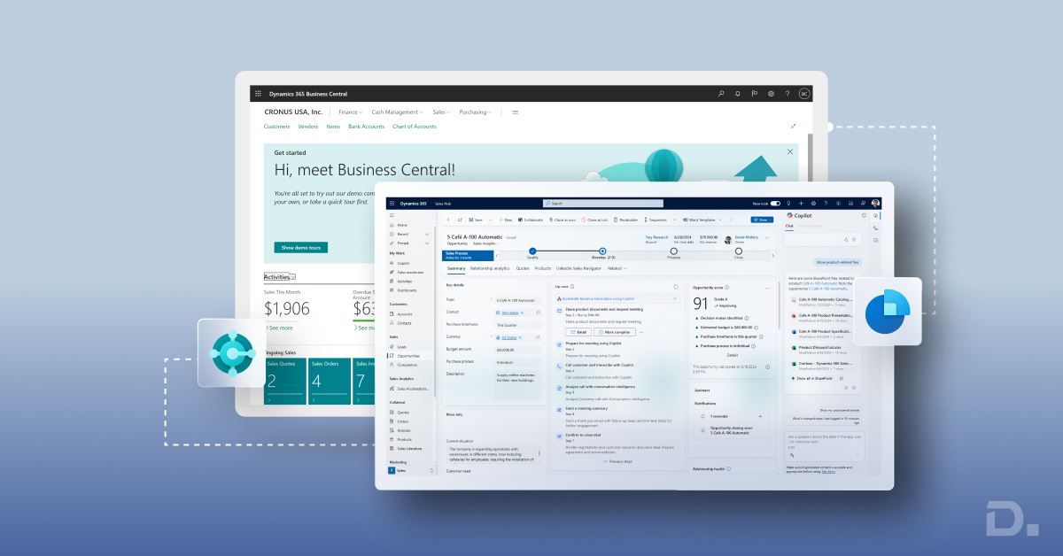 Business Central Integration with Dynamics 365 Sales